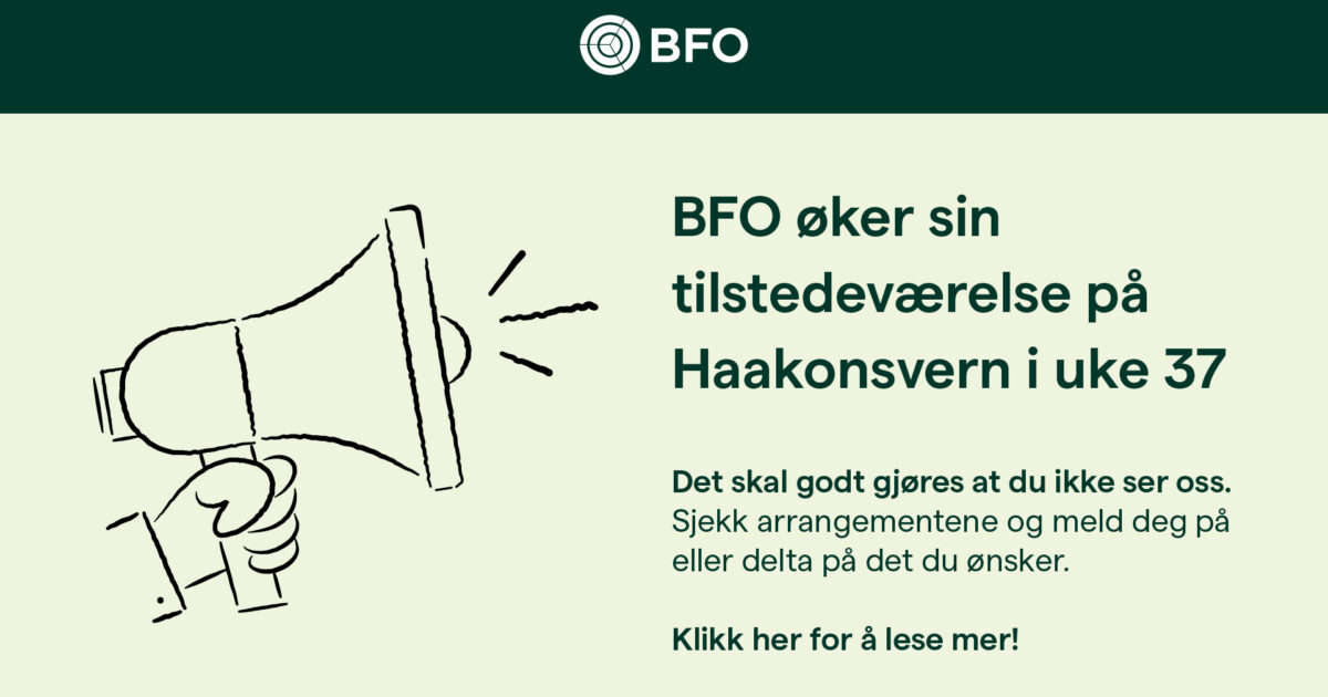 Blir du med på BFO-uke på Haakonsvern? - Befalets Fellesorganisasjon